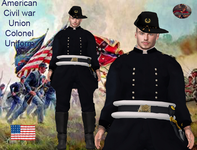 Second Life Marketplace - AMERICAN CIVIL WAR UNION COLONEL UNIFORM